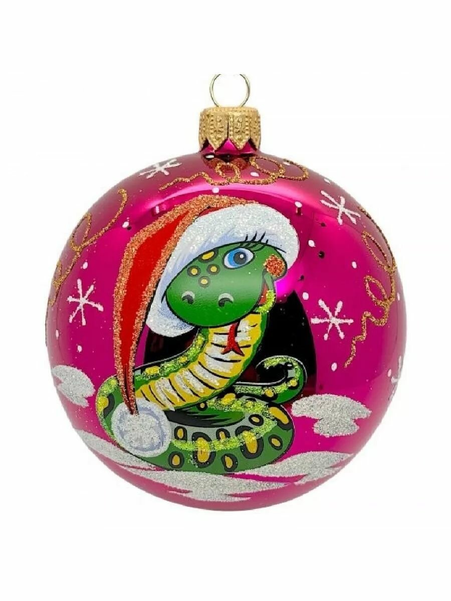 Шар 85мм Зодиак-"Колпак", красный