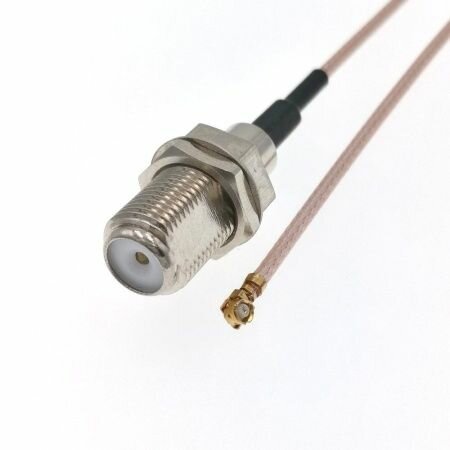 Адаптер для модема (пигтейл) U. fl(IPEX)-F(female) кабель RG178 10см.