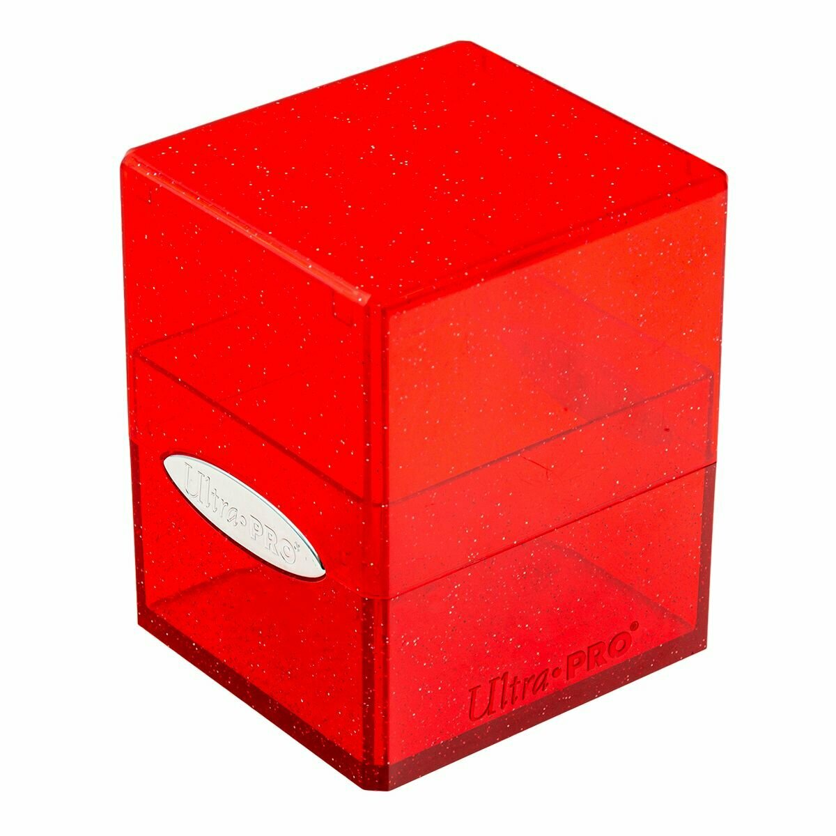 Коробочка Ultra Pro Glitter Satin Cube - Red