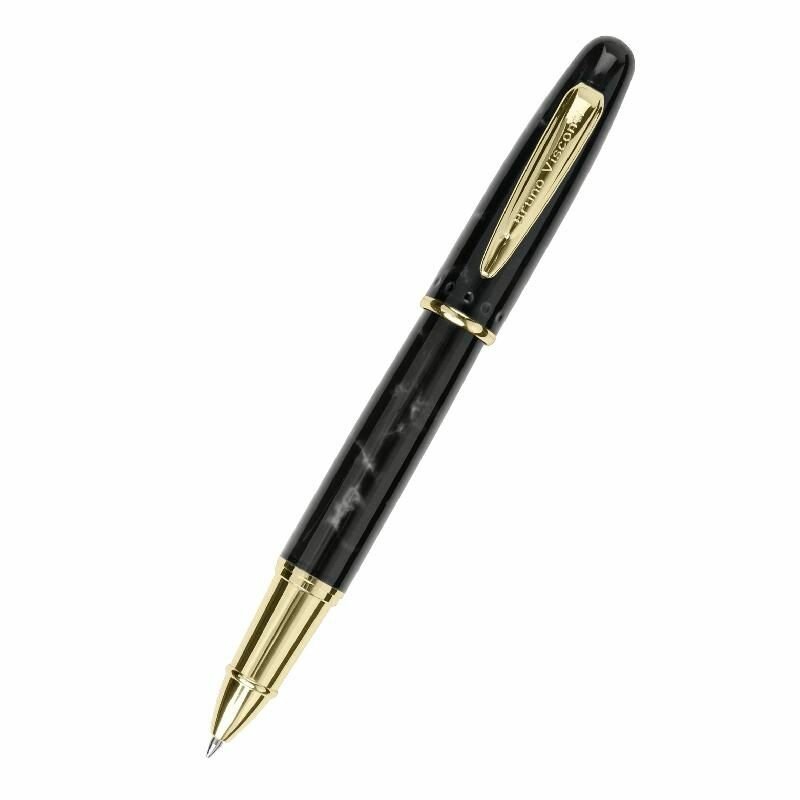 Ручка-роллер "IMPERIUM" 0.7 мм, цвет чернил синий, корпус метал. цвет черный мрамор