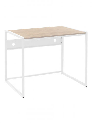 Стол письменный модульный Greenween Rimini, белый, ЛДСП Дуб Натуральный, 90*65*75