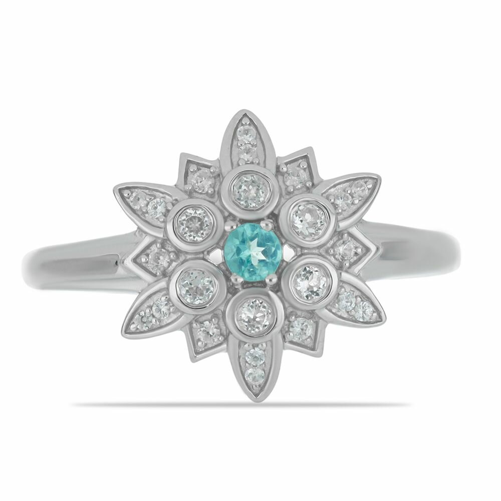 Кольцо, серебро, 925 проба, родирование, циркон