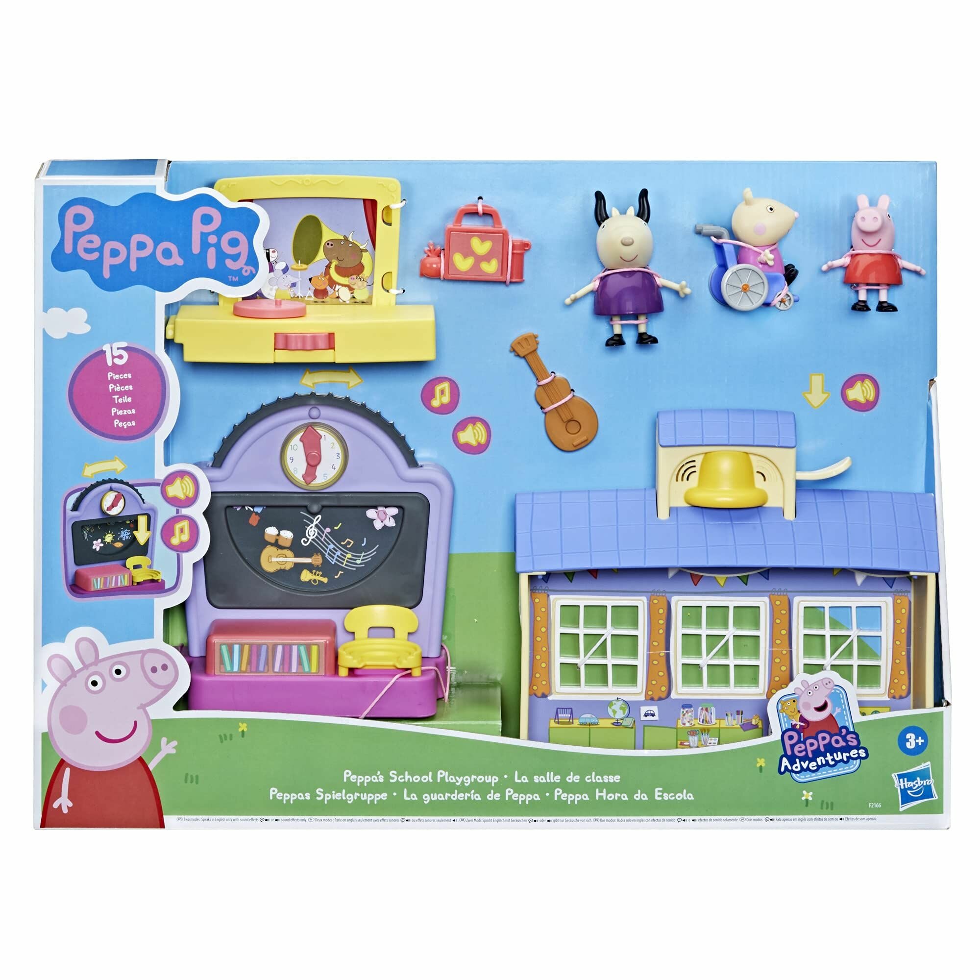 Hasbro Peppa Pig Adventures School Playgroup / Школьная игровая группа "Приключения Свинки Пеппы", аниме-фигурки