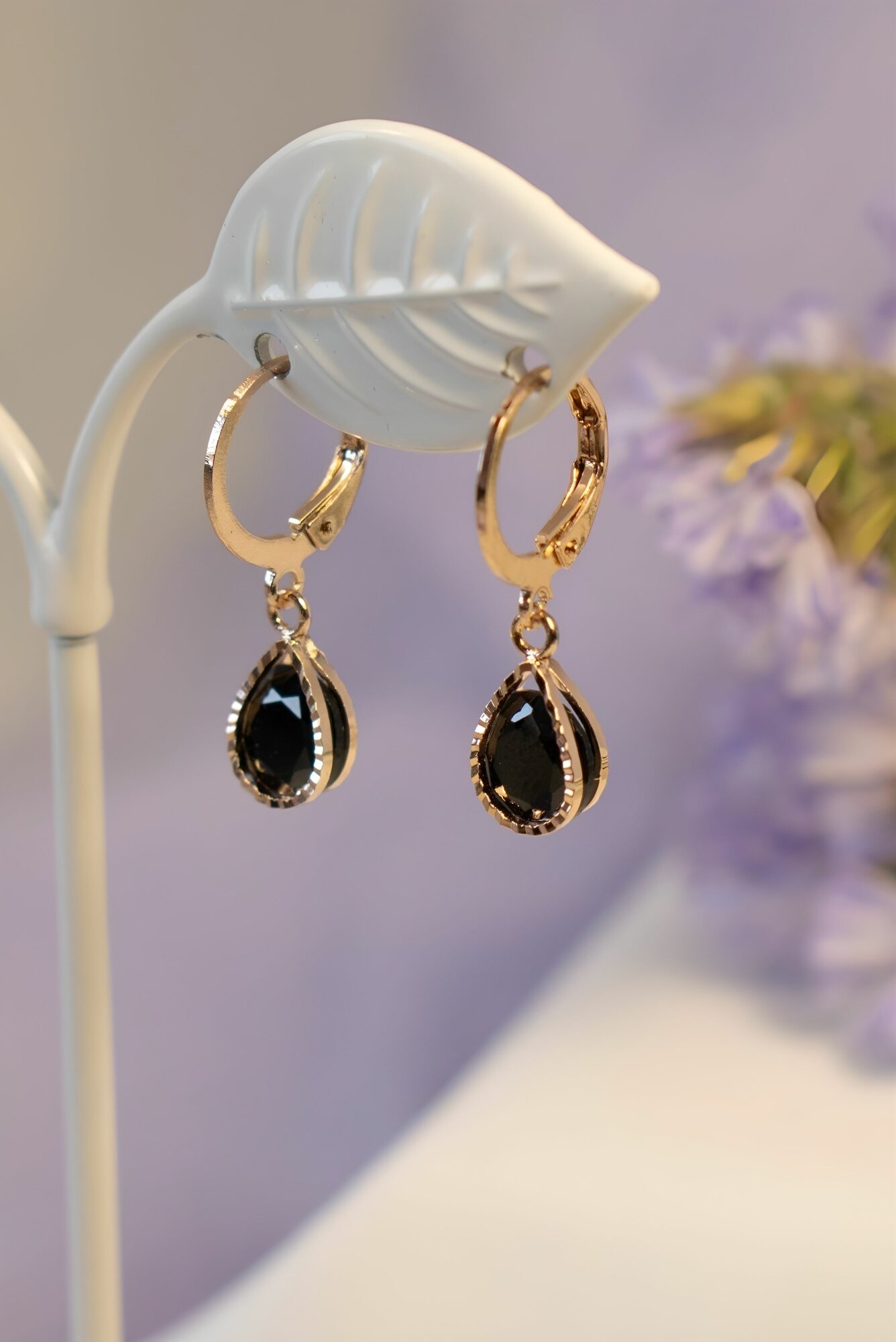 Серьги, фианит