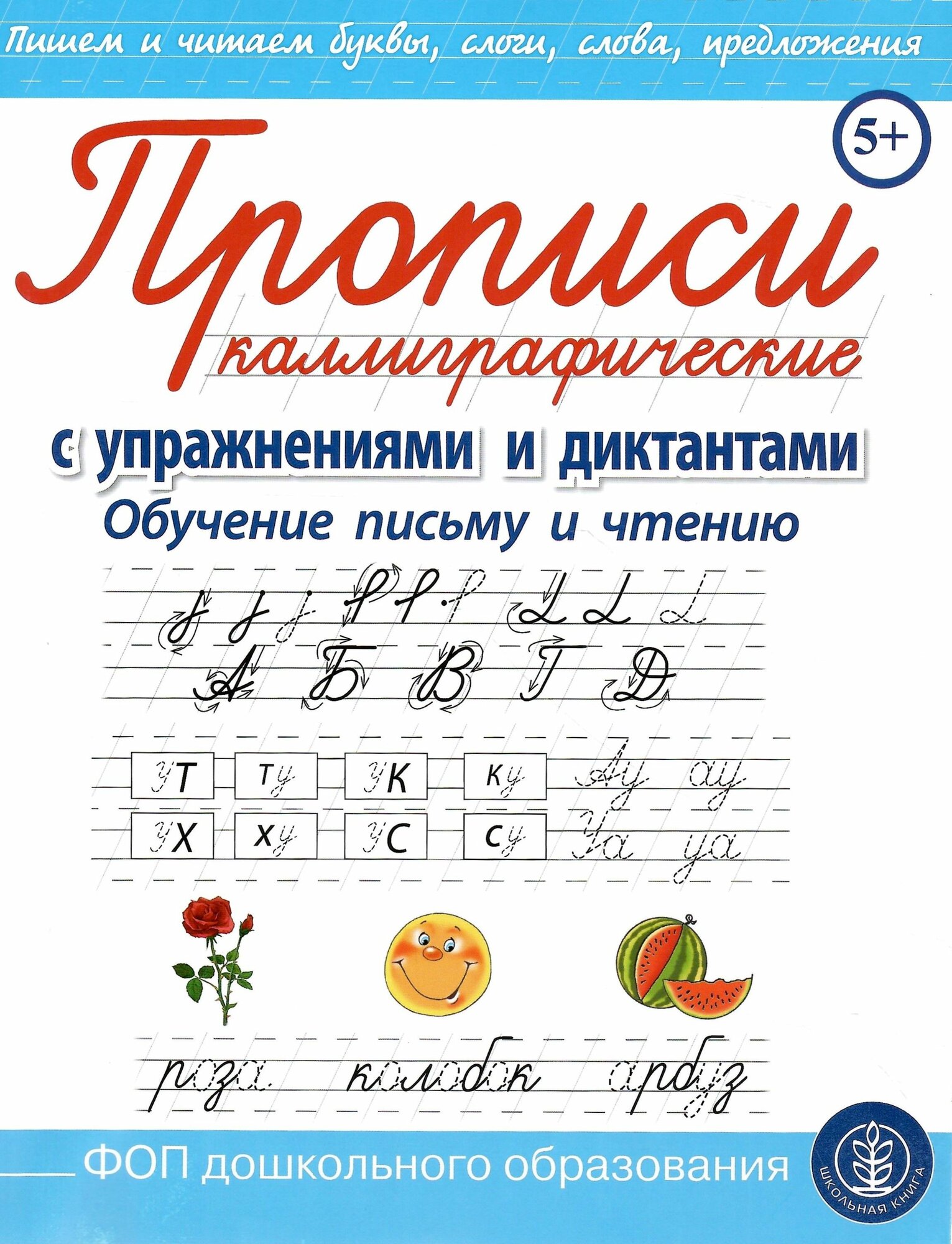 Прописи с заданиями и упражнениями. Пишем буквы, слоги, слова, предложения