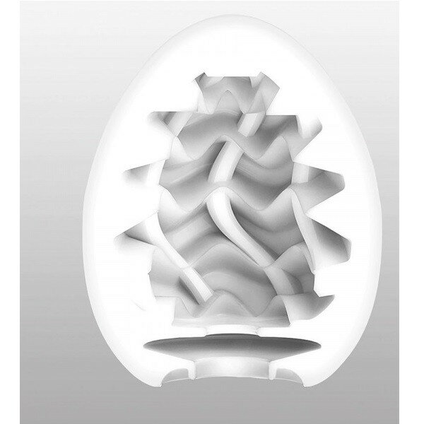 Мастурбатор-яйцо Tenga «Egg III Wavy 2» одноразовый с лубрикантом