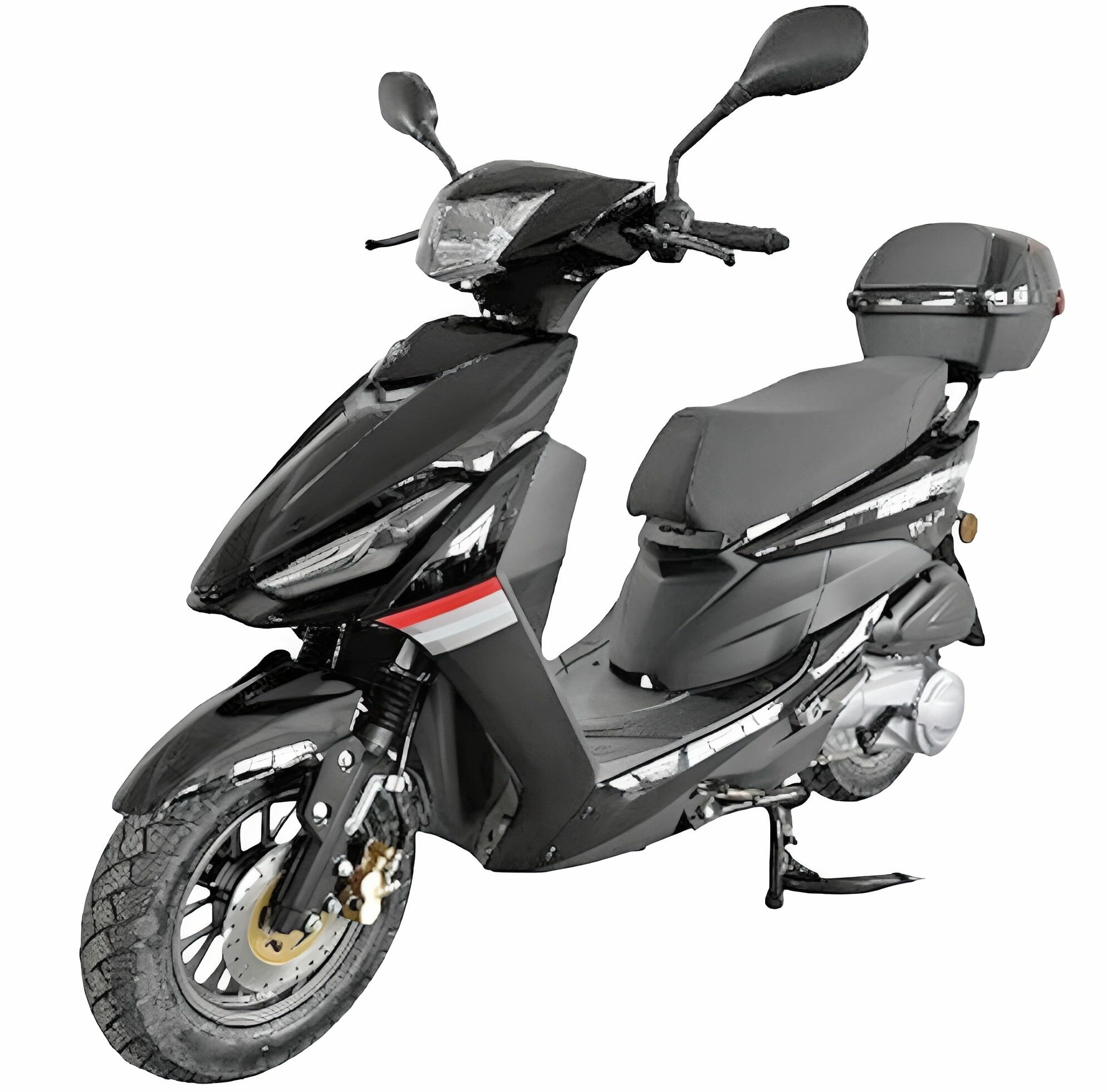 Скутер JOG 49сс (150) 10,8лс белый ( обод 10", тормоза: диск. перед/бараб зад.)