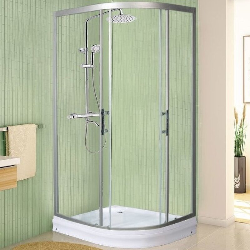 Душевой уголок WeltWasser WW500 С 120×90 L 10000012452 профиль хром, стекло прозрачное