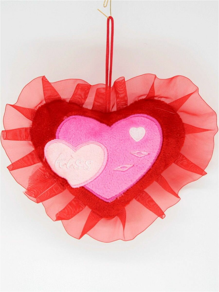 Мягкая игрушка Сердце плюшевое 14 см.