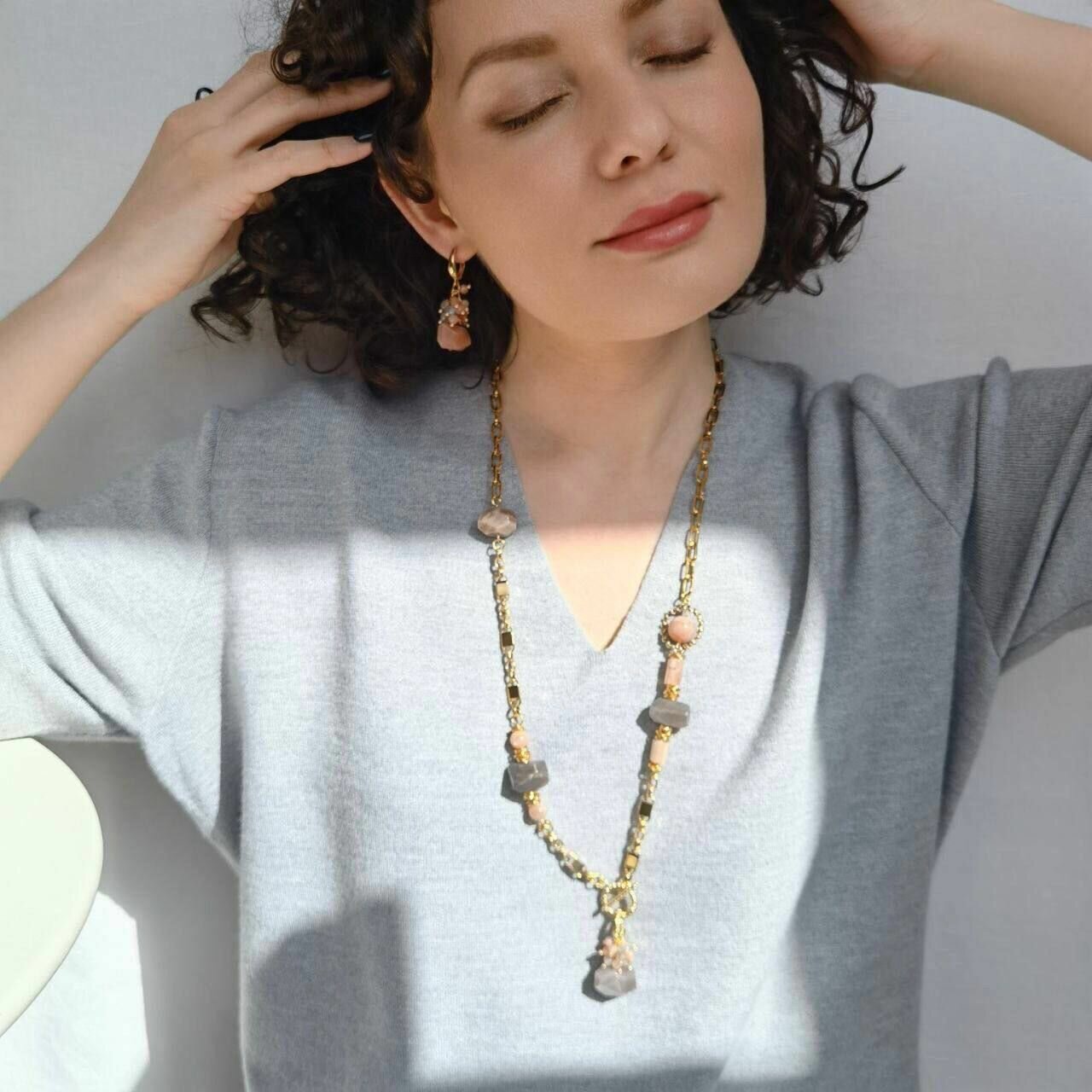 Серьги, гeлиoлит