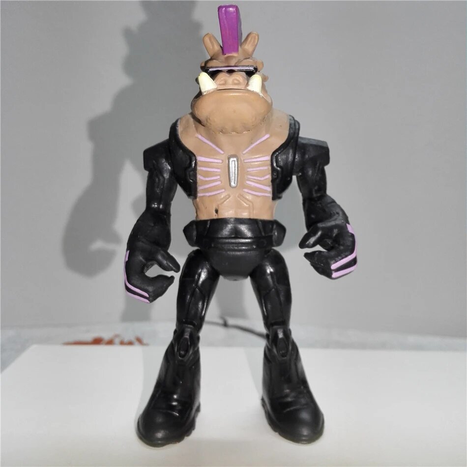 Фигурки Rocksteady Bebop черепахи Tortugas Ninjas серебристый