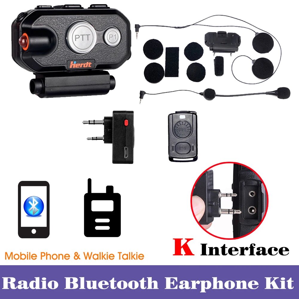 Bluetooth-гарнитура для рации K Plug Kit, цвет K