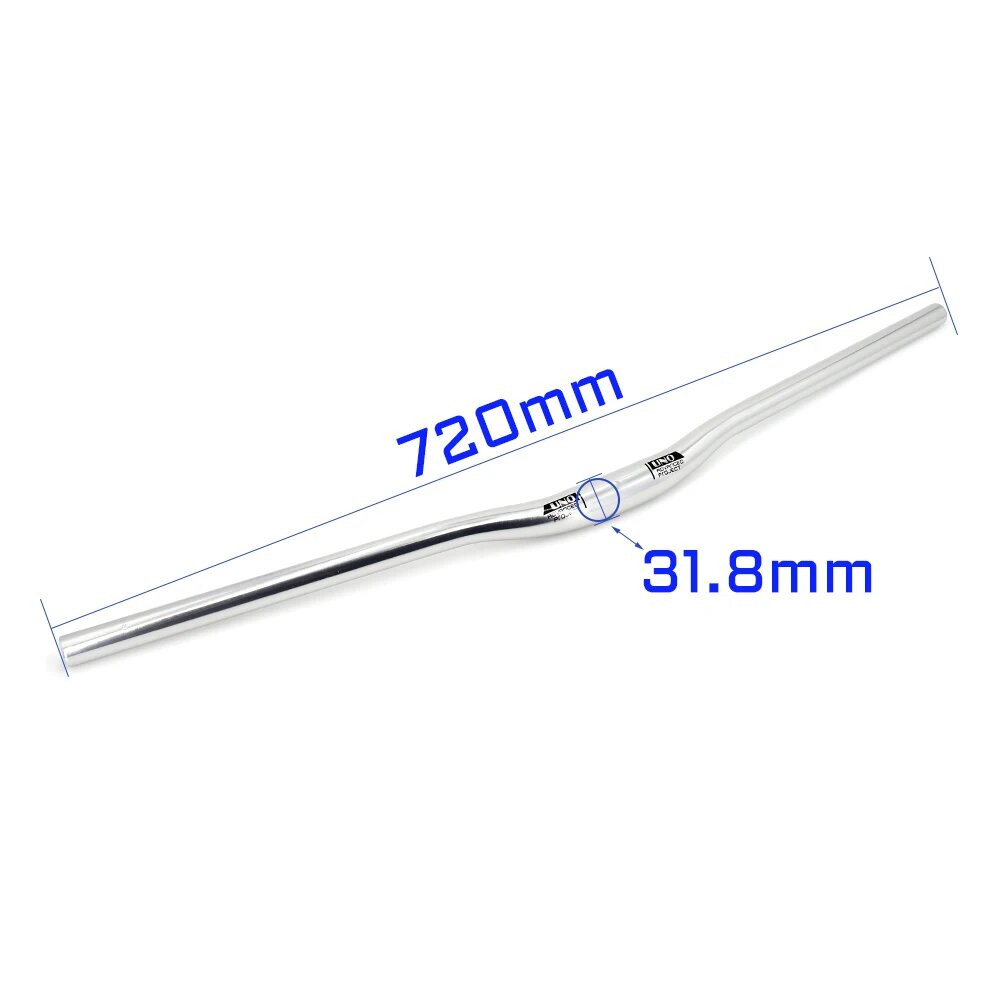 UNO руль велосипедный алюминиевый 31,8 мм 720/740/800 мм 31.8x720mm bent bar
