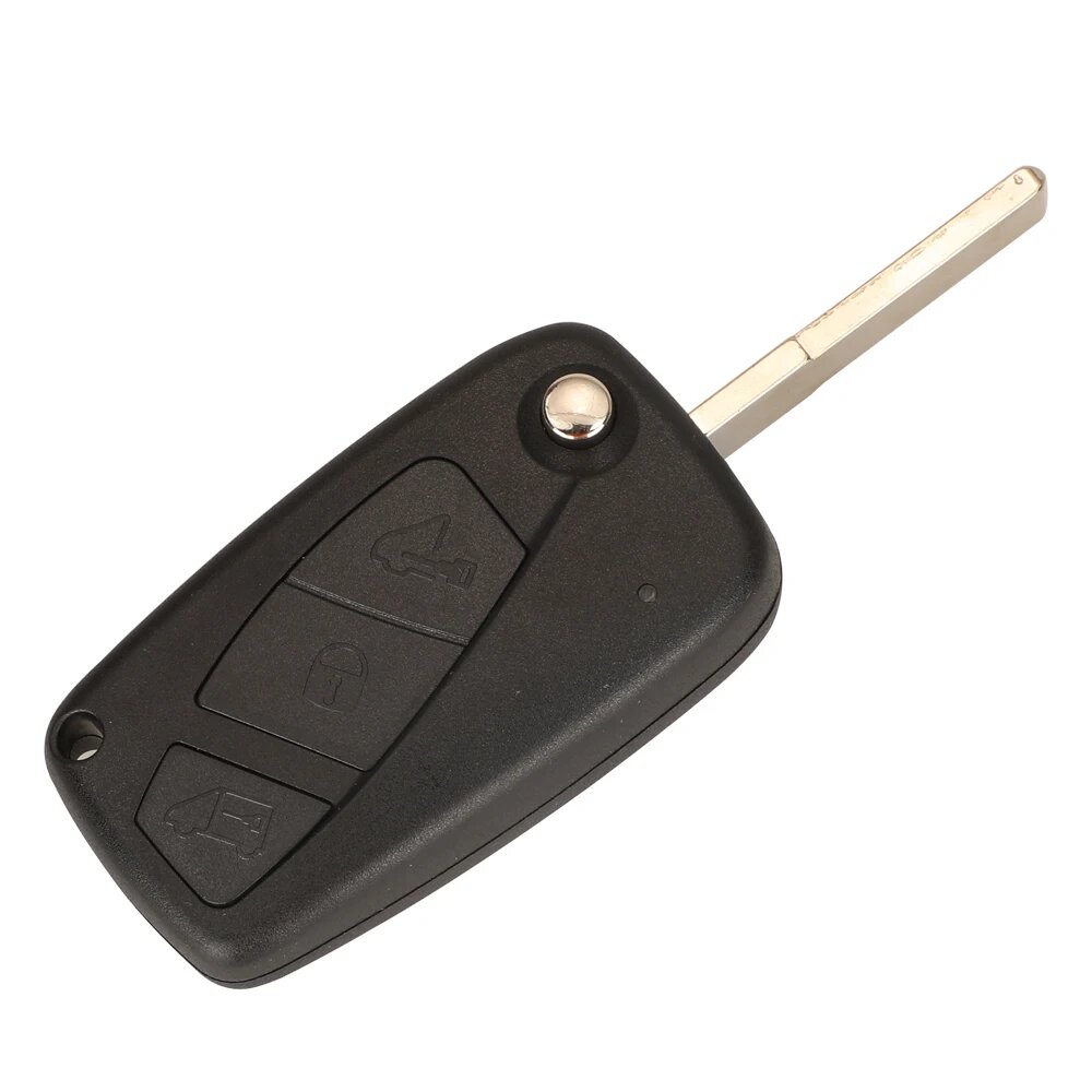 Jingyuqin 2 3 кнопки раскладной Складной Дистанционный Автомобильный ключ оболочка чехол для Peugeot Boxer для Citroen реле для Fiat Ducato SIP22 ключ лезвие 3 Buttons, For Peugeot