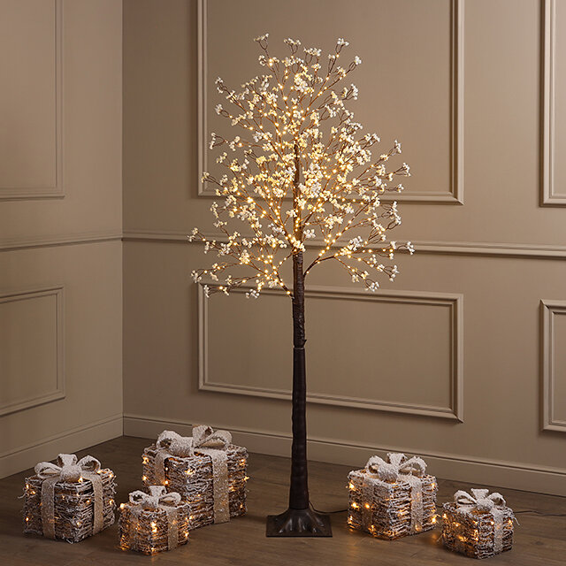 Светодиодное дерево Glenrothes 180 см, 400 теплых белых LED ламп, IP44, Winter Deco, 4070755