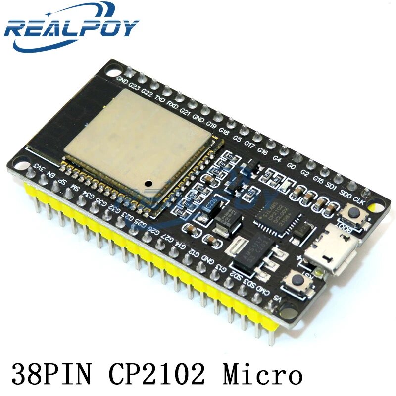 REALPOY ESP32S 38P CP2102 Micro плата