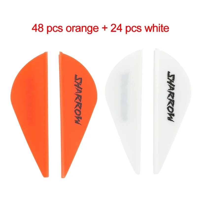 Резиновые перья для стрел AMEYXGS, 2 дюйма, 30/36/50/72 шт. 72pcs Type 1