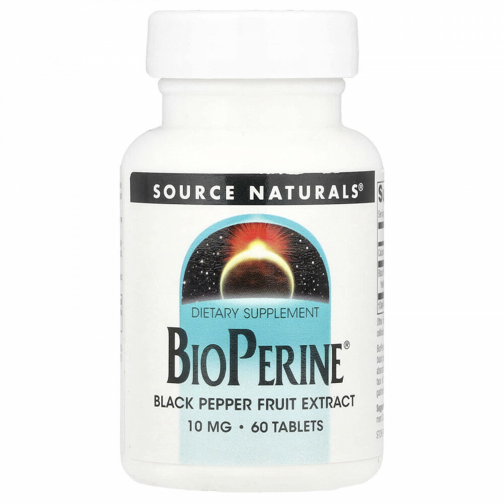 Source Naturals, BioPerine®, 60 таблеток