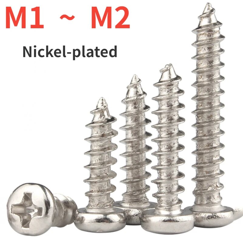 Винты самонарезающие M1.8x10mm, 100шт
