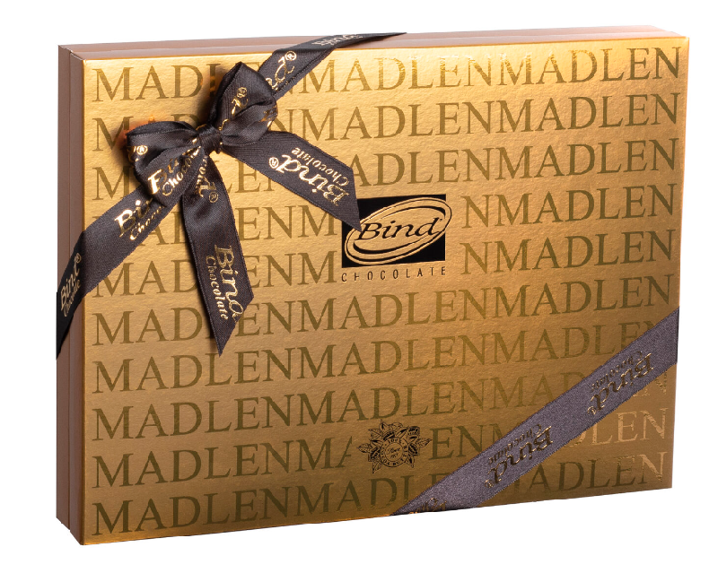 Шоколад BIND "Мадлен-голд" Плиточки из молочного и темного шоколада 370г