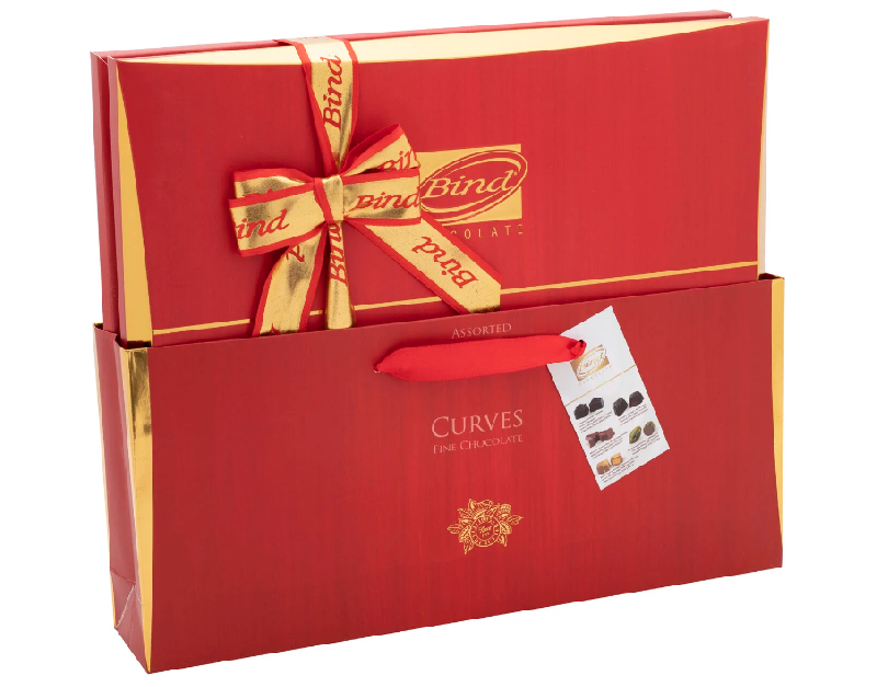 Конфеты BIND Ассорти "Экслюзив" в Красной подарочной упаковке 320г