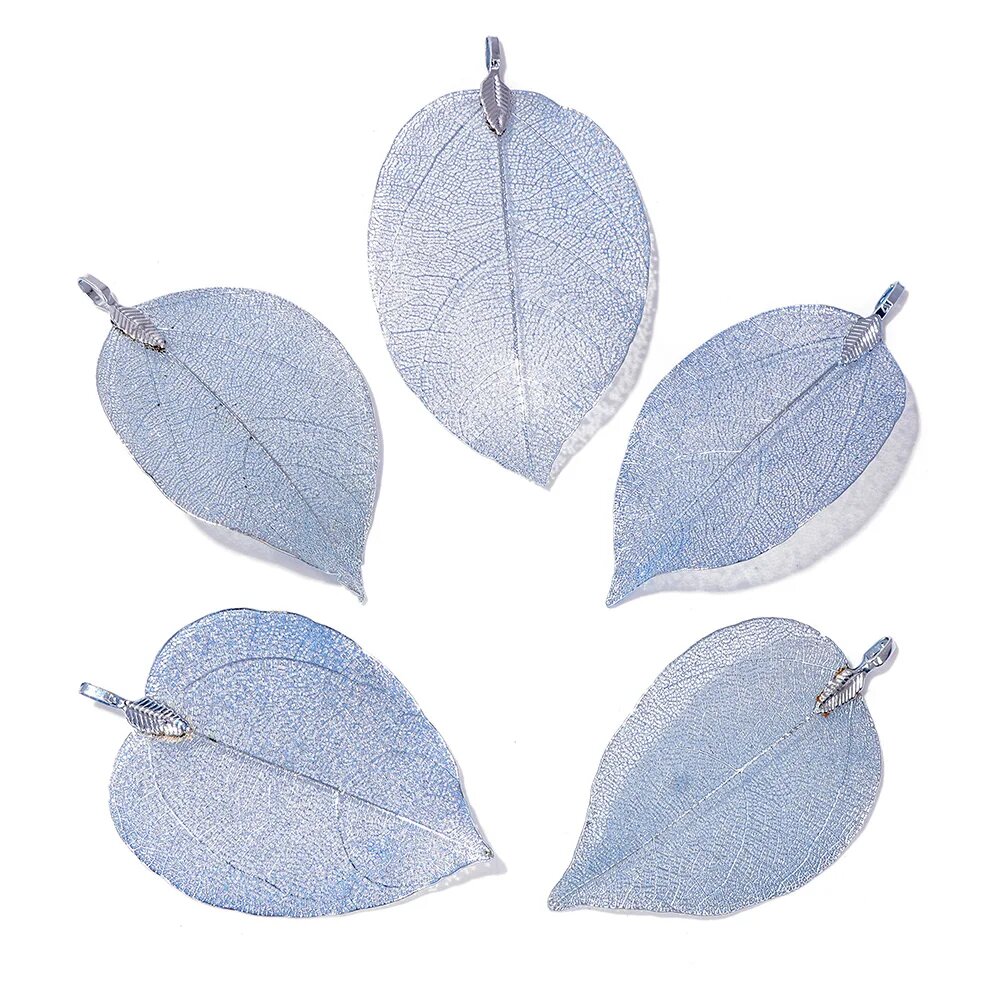 5 шт, подвески из глины, листья розы, vinswet 5