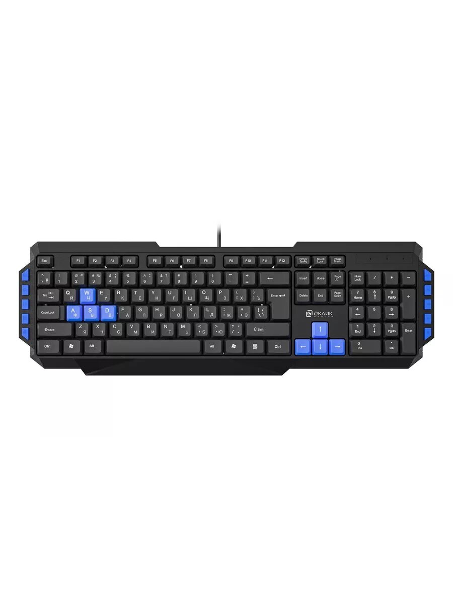 Клавиатура Oklick 750G FROST WAR черный/черный USB