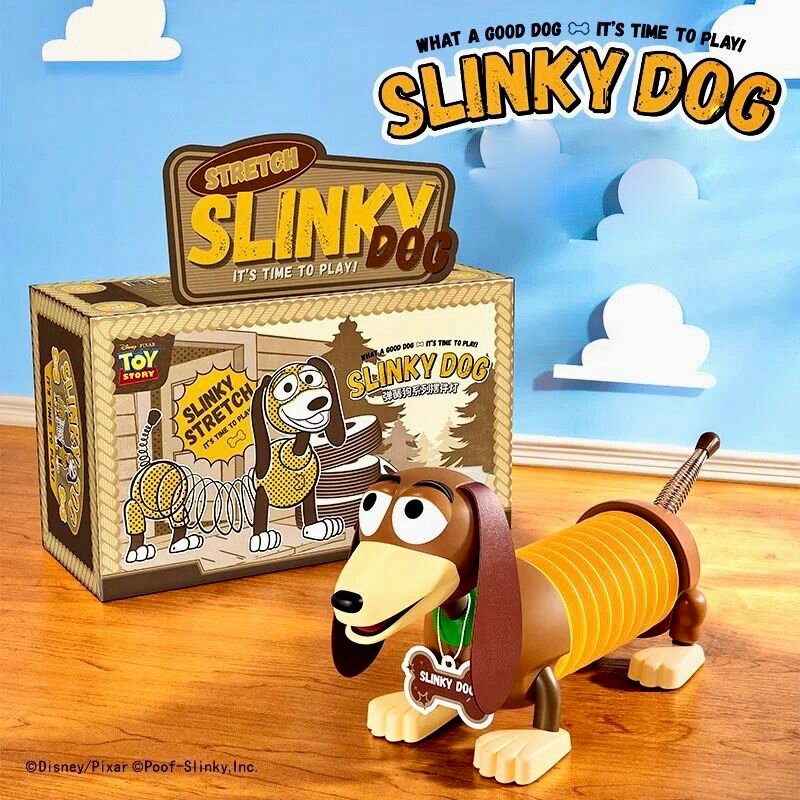 История игрушек / Toy Story Премиум фигурка-ночник Slinky Dog собачка от Disney и Pixar