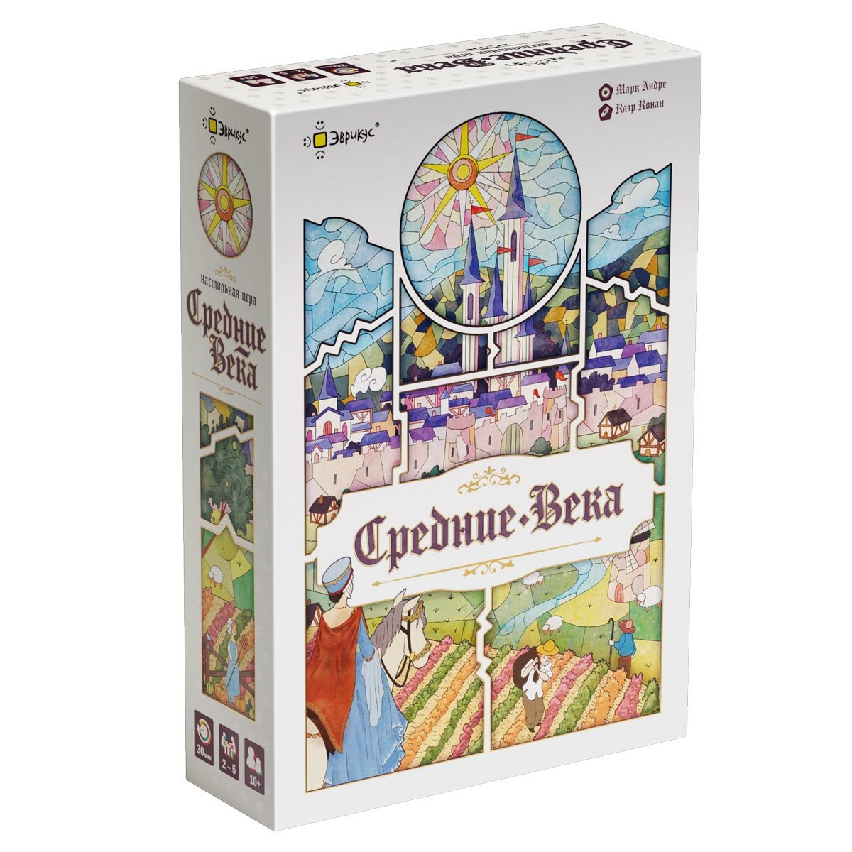 Эврикус Средние века - настольная игра с стратегией и экономикой, код PG-17380-KF69