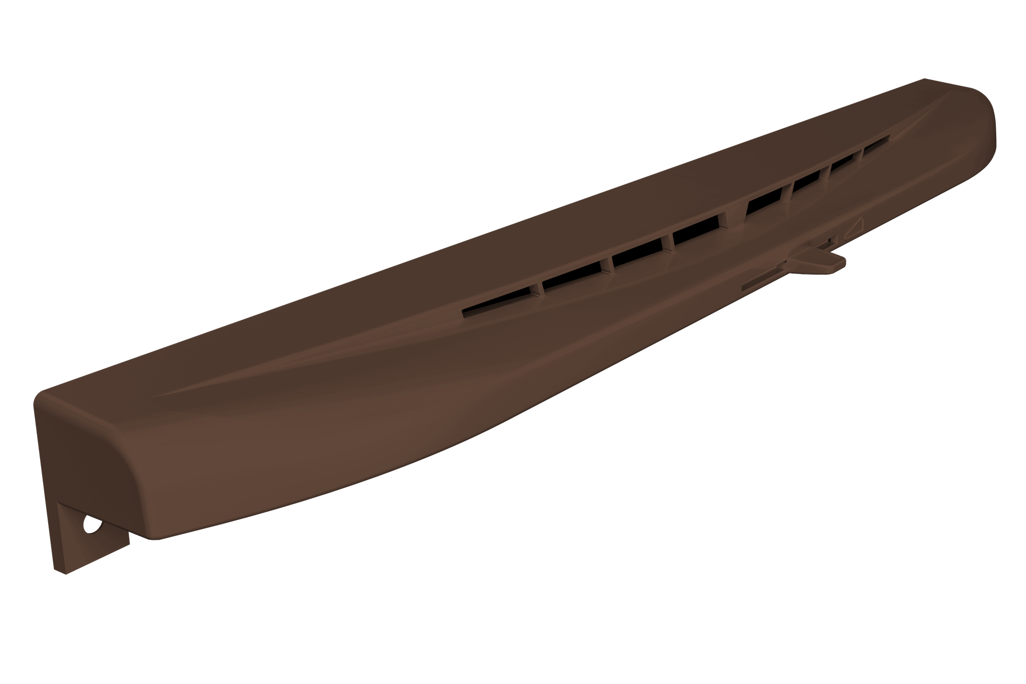 Проветриватель оконный регулируемый Era 350x30 мм пластик цвет коричневый