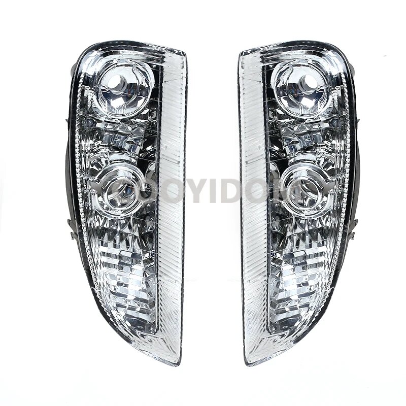 Автомобильный передний бампер DRL дальнего света для Porsche Cayenne 2007 2008 2009 2010, автоматические дневные ходовые огни без лампочек 1Pair