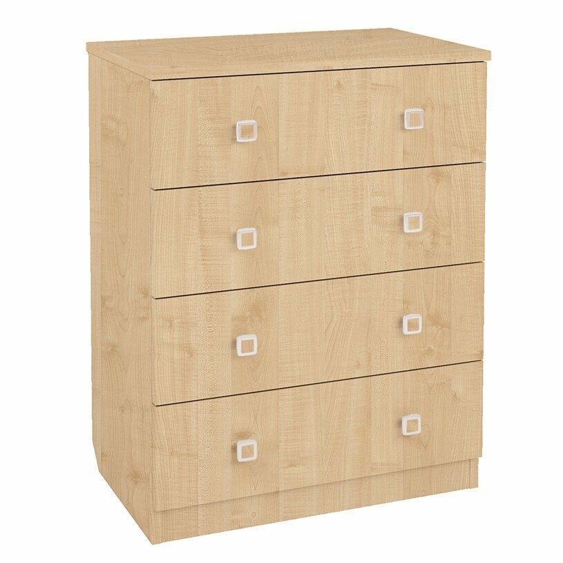 Комод Polini kids Simple c 4 ящиками, натуральный