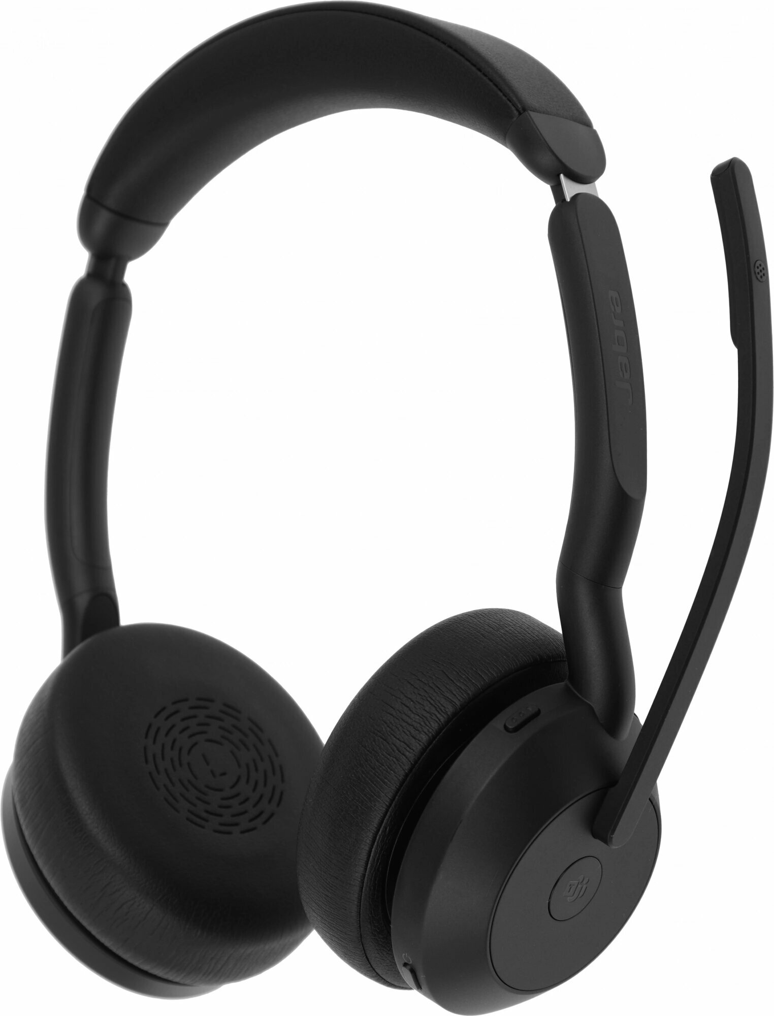 Наушники с микрофоном Jabra Evolve2 55, Link380c MS Stereo черный накладные BT оголовье (25599-999-8