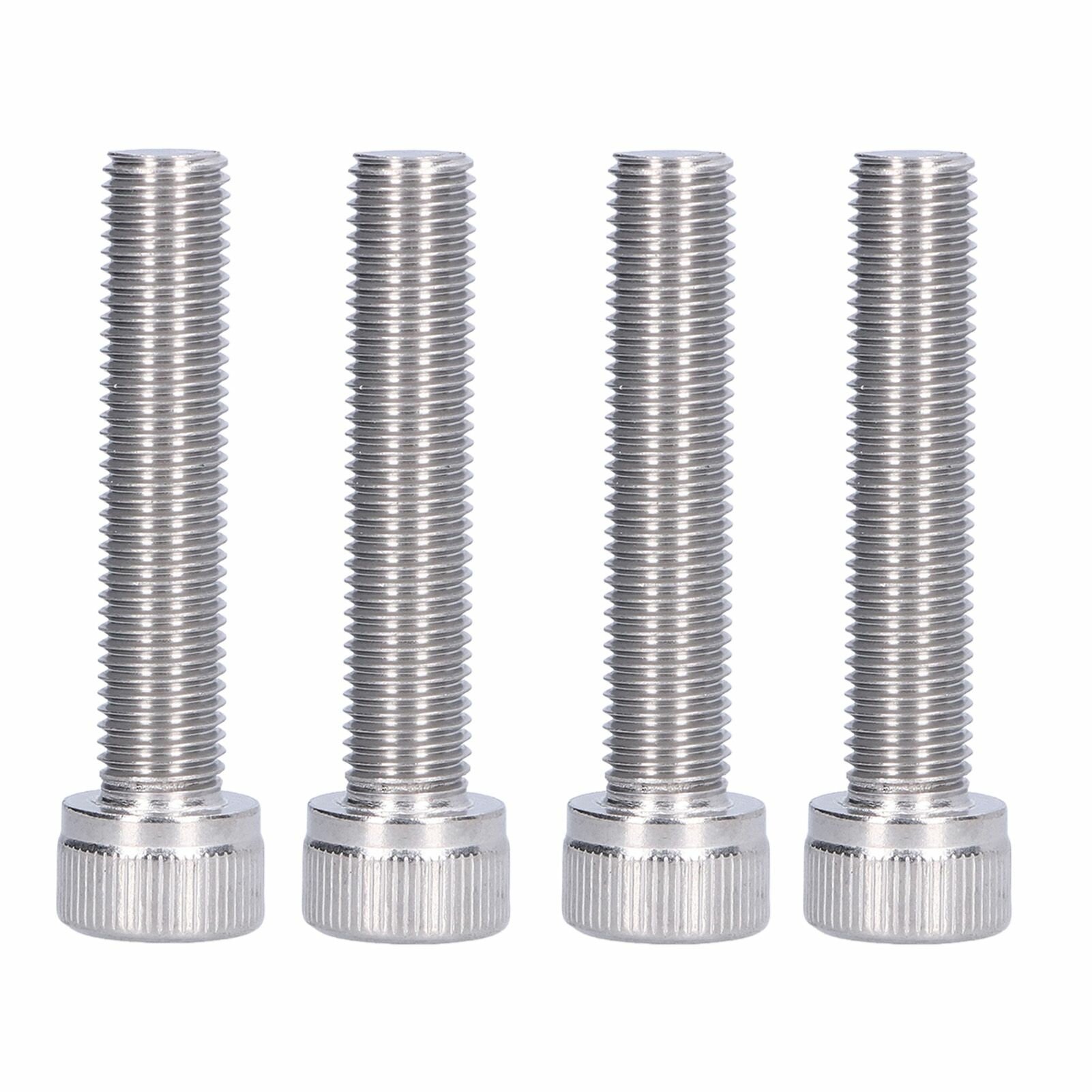 4 шт болта M10x45, нержавеющая сталь A2, мелкий шаг 1 25 мм