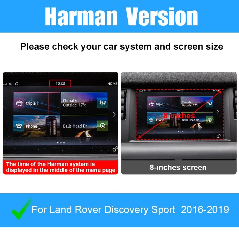 Беспроводной CarPlay для Land Rover Discovery Sport: Обновление экрана OEM, Android Auto, AI Box, мультимедиа, USB-навигация, DSP