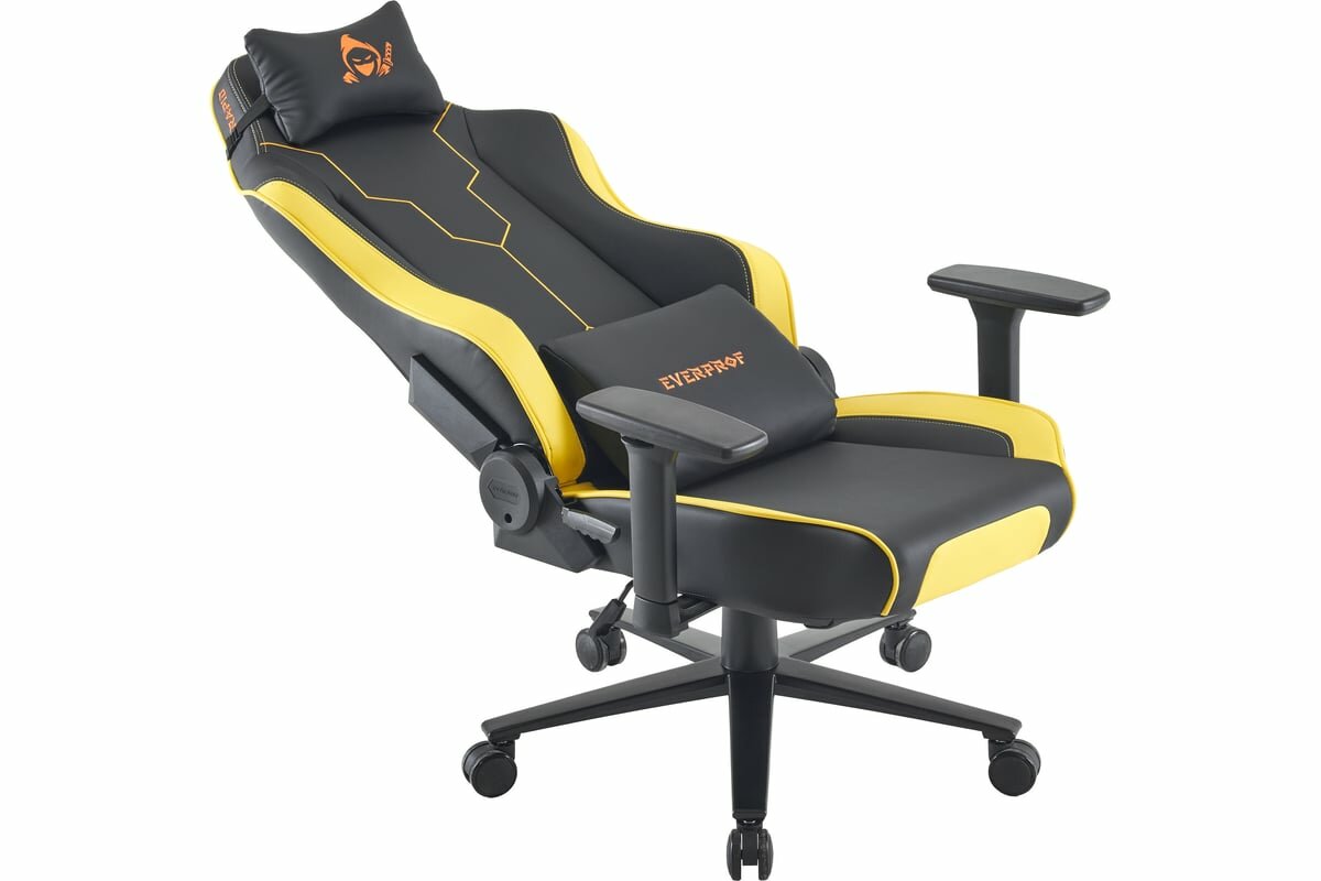 Компьютерное кресло Everprof Rapid экокожа желтый/черный