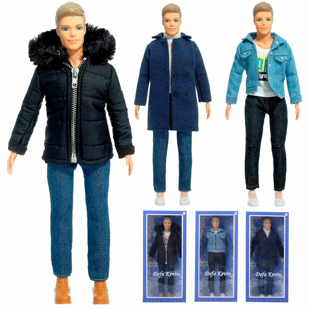 Кукла DEFA Lucy Кевин в зимней одежде, с аксессуарами (979093YS)