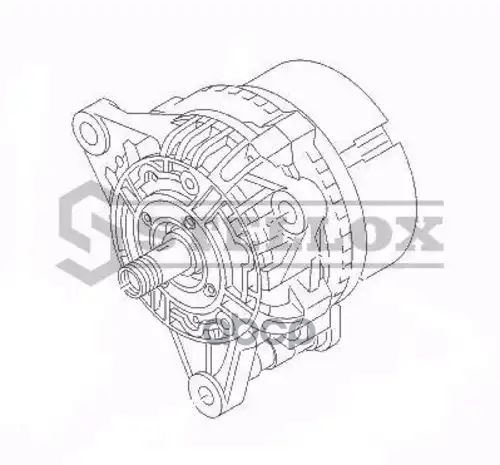 Генератор! 28V 110A разъём 5-pin с регулятором Howo T5G с дв. MC11/MC13, Omn MAN Stellox арт. 8802312SX