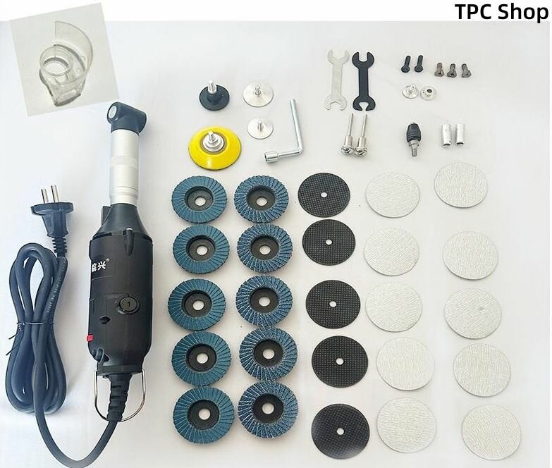 Гравер угловой с усиленным валом 500 Вт черное Set6