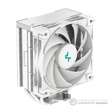 Кулер для процессора DEEPCOOL AK400 WH LGA1700/1200/115X/AM4 (TDP 220W, PWM, Fan 120mm, 4 тепл. трубки, белый)