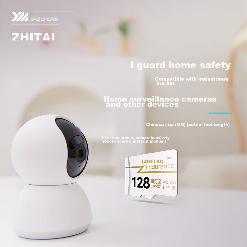 ZhiTai Yangtze Memory 128GB TF (MicroSD) Memory Card, Endurance Dash Cam & Home And Commercial Security Monitoring Camera Special