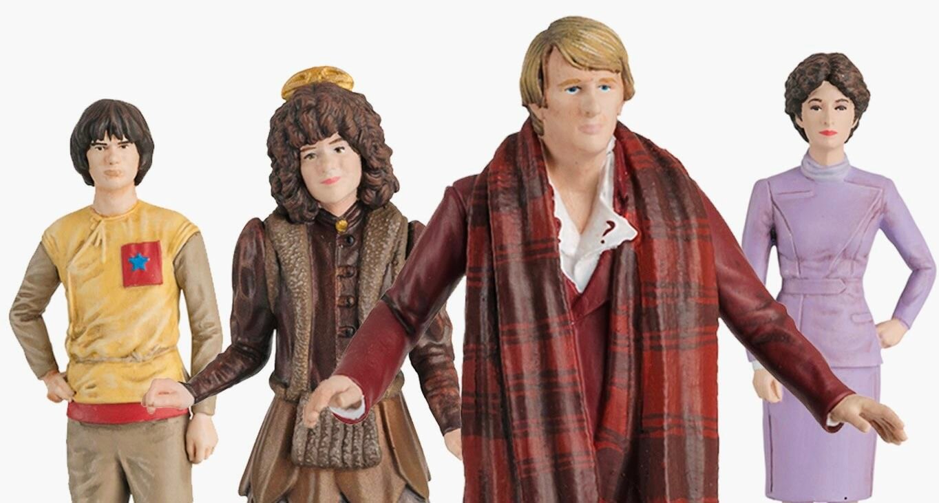 Доктор Кто / Doctor Who Коллекционный набор Пятый Доктор и его спутники от Eaglemoss (1:21 масштаб)