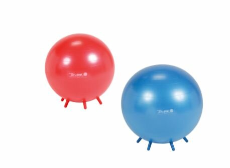 Мяч "Sit 'n' Gym " с BRQ 55 см (красный), система "антивзрыв"
