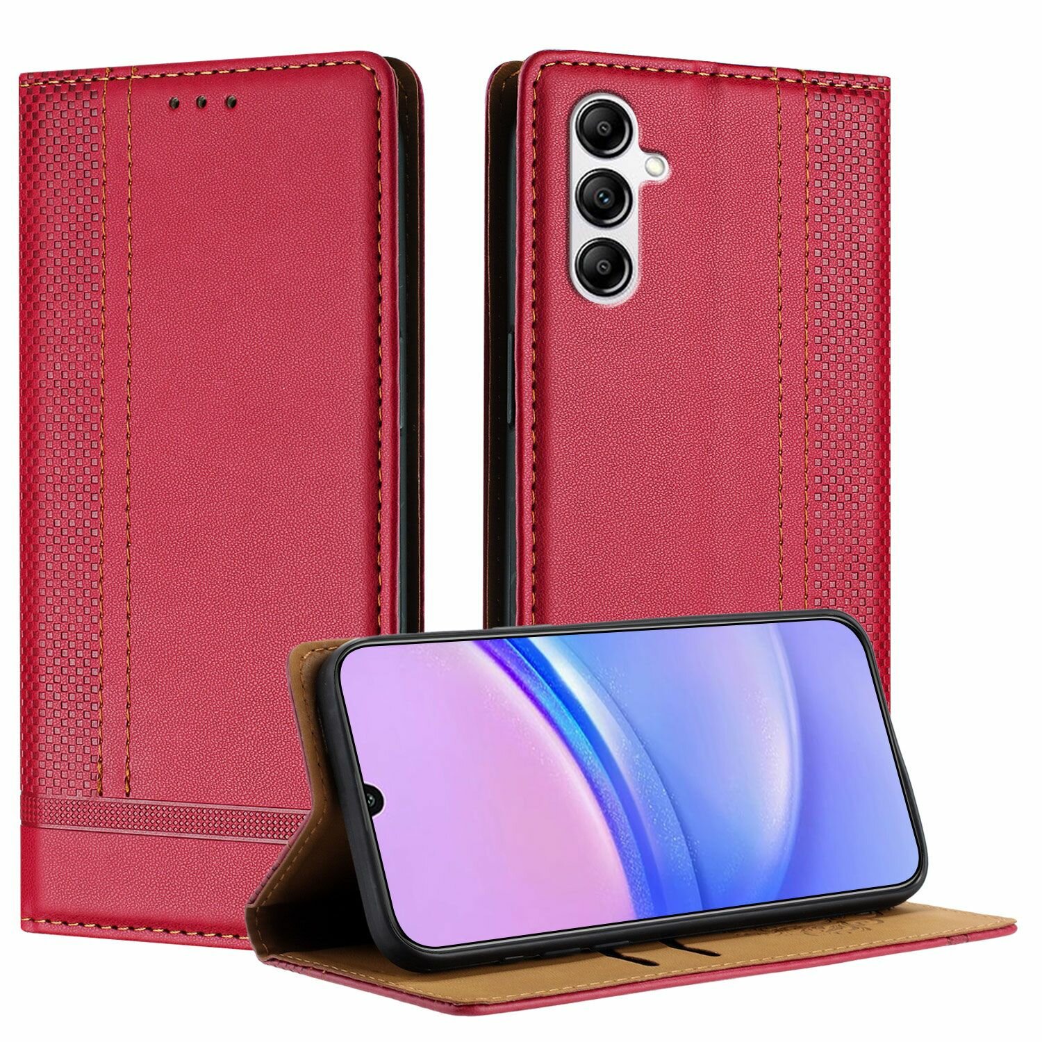 Чехол для Samsung Galaxy A54 Стильный кожаный чехол Флип-топ Магнитное закрытие