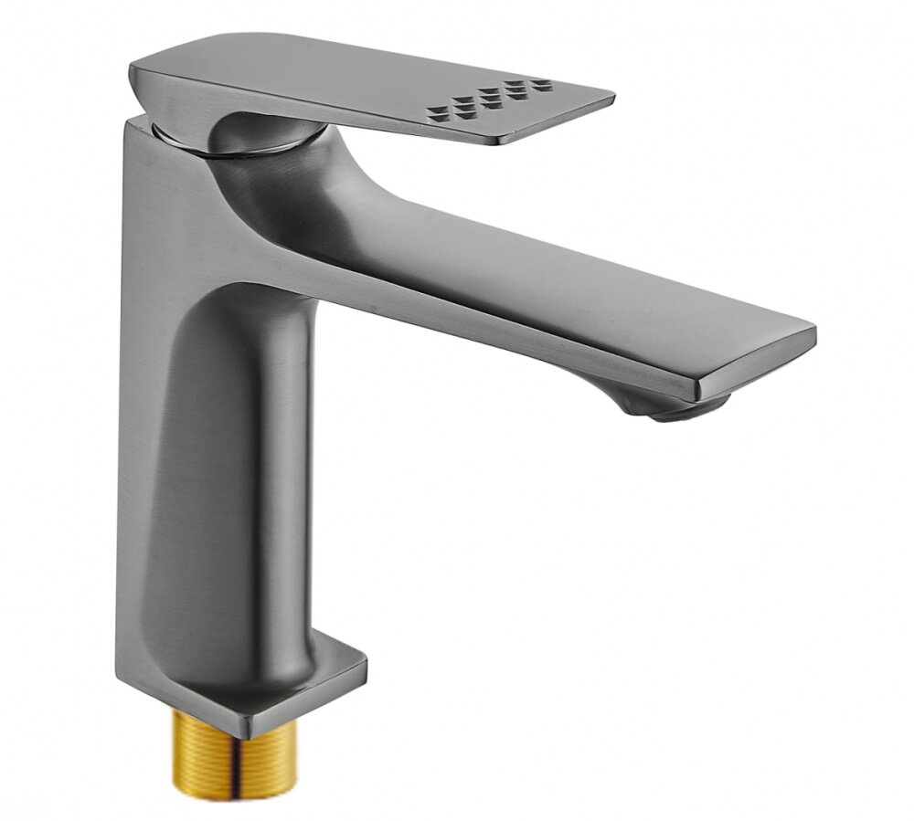 Смеситель для раковины из латуни Hansen H10020-P цвет графит