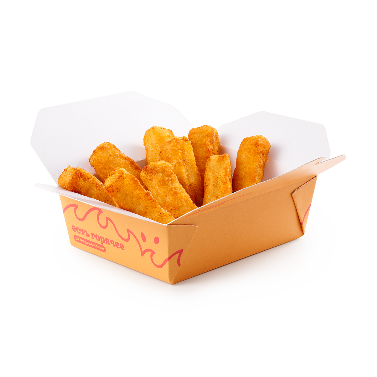 Рыбные палочки "Есть Горячее", 300 граммов, 9 штук, 1 упаковка.