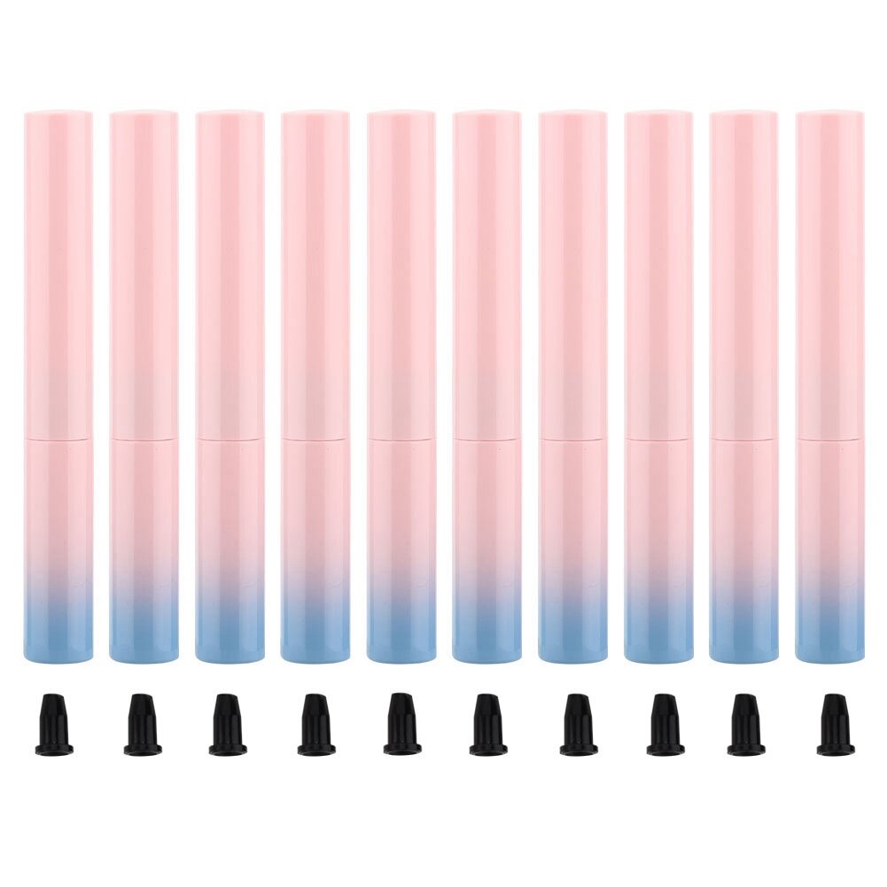 10 шт. пустых флаконов из-под туши с тонкой насадкой-кисточкой, самодельный контейнер для туши, многоразовый флакон