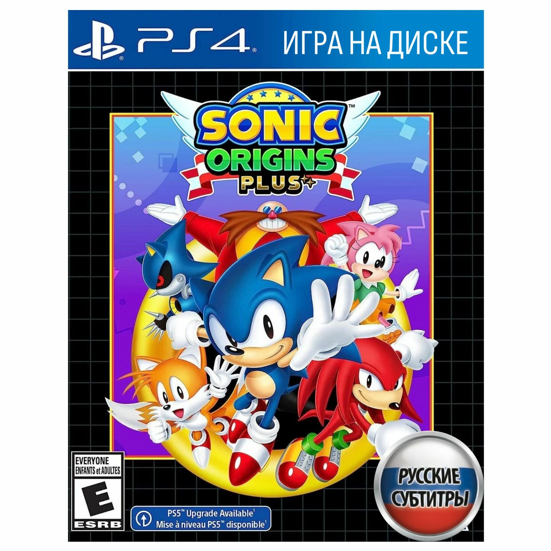 Игра Sonic Origins Plus PS4 (PlayStation 4, Русские субтитры)