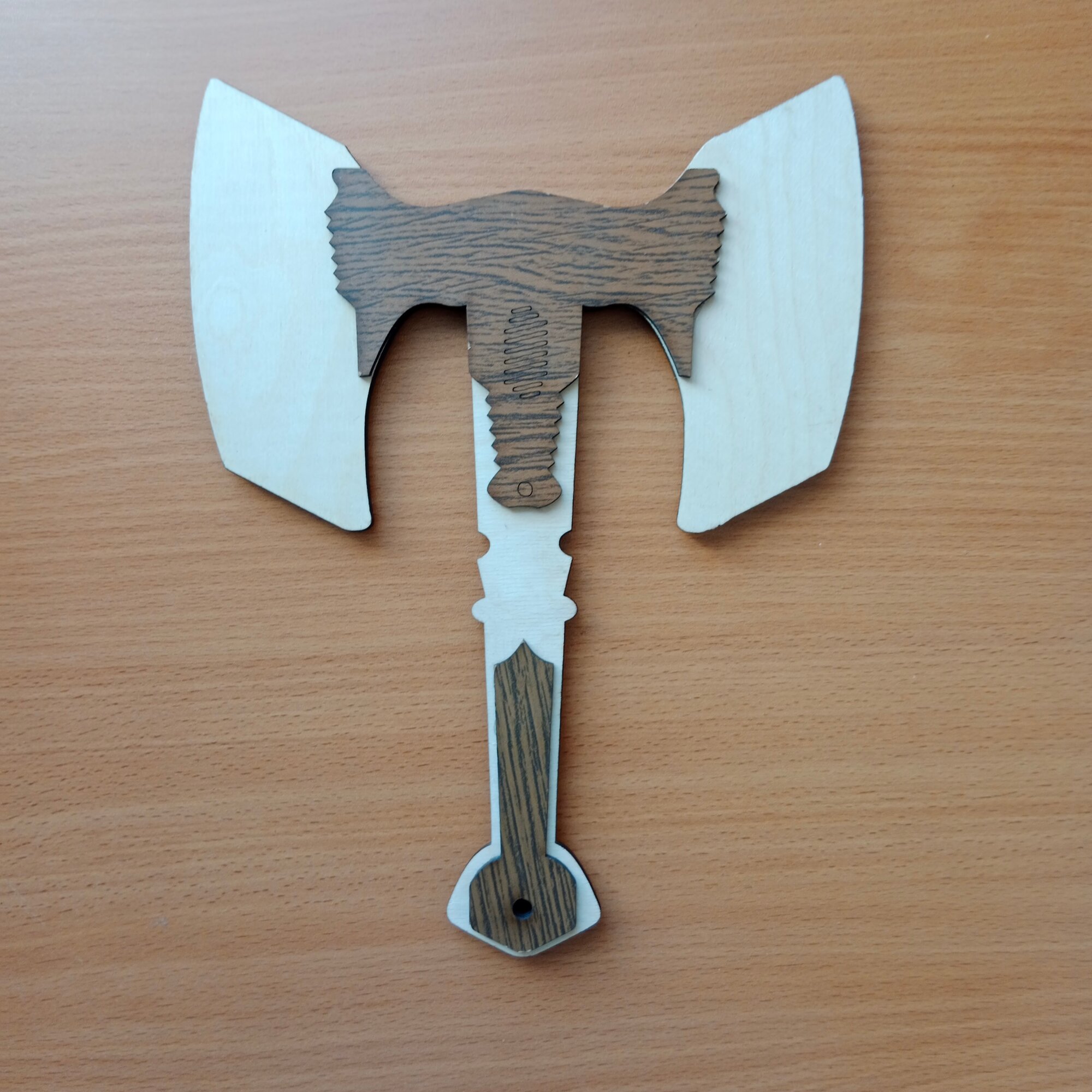 Топор деревянный детский 27см.