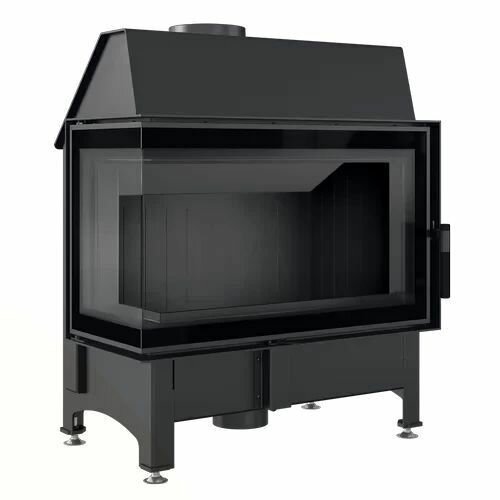 Топка угловая Kratki Zibi/L/BS/DECO, материал: сталь, цвет: черный, 75,1x46,1x49 см.